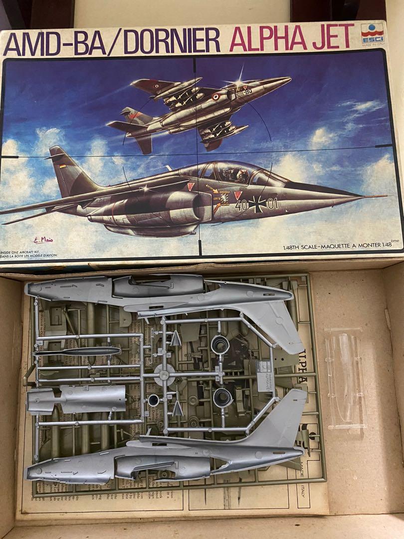 ESCI 1/48 Alpha Jet (Decal sold), Hobbies & Toys, Toys & Games on Carousell