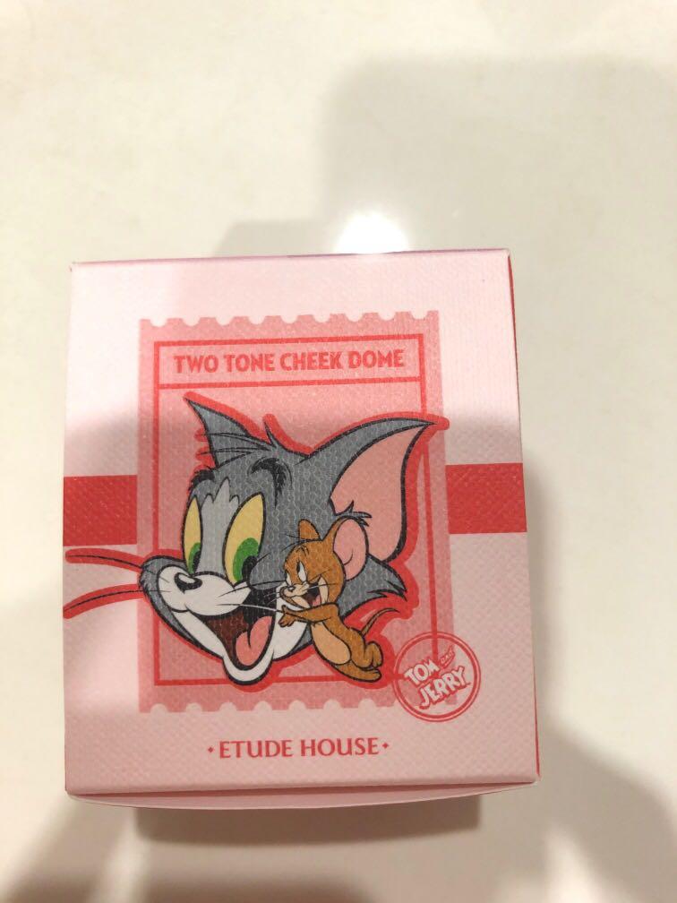Etude house Tom Jerry two tone cheek dome PK001 best friends forever ...