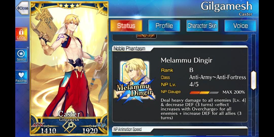 FGO Fate Grand Order Ereshkigal NP4 Merlin Acc, Video Gaming, Gaming ...