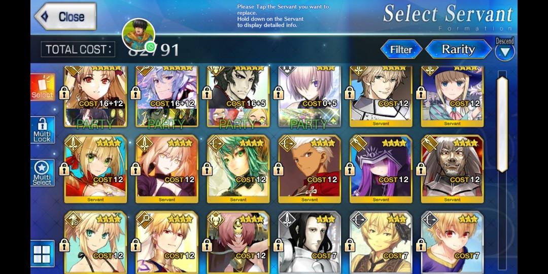 FGO Fate Grand Order Ereshkigal NP4 Merlin Acc, Video Gaming, Gaming ...