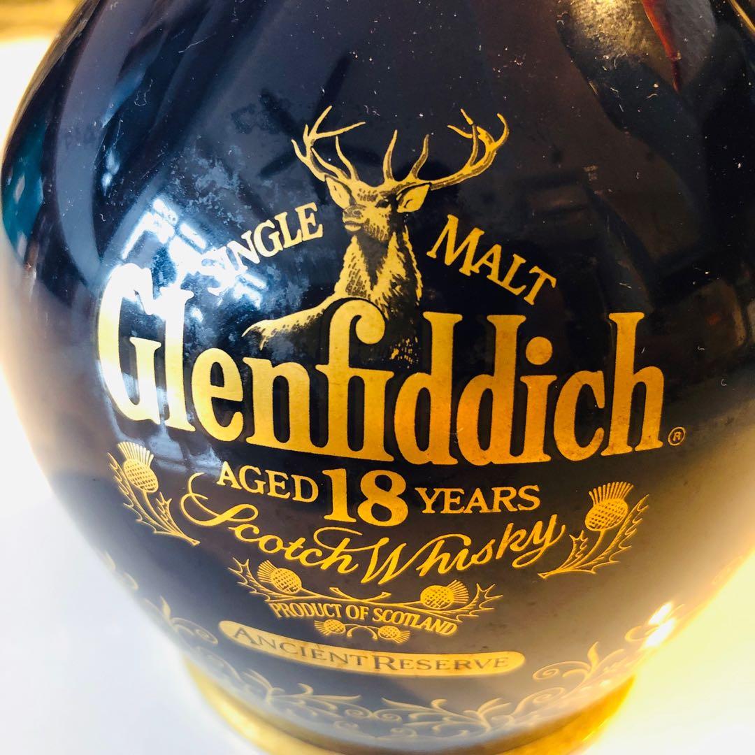 Glenfiddich 18 Ancient Reserve Spode Ceramic Decanter 43% ABV 700ml, Food & Drinks, Alcoholic ...