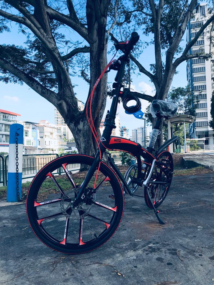 HITO X4 foldable bicycle, Sports Equipment, Bicycles & Parts, Bicycles ...