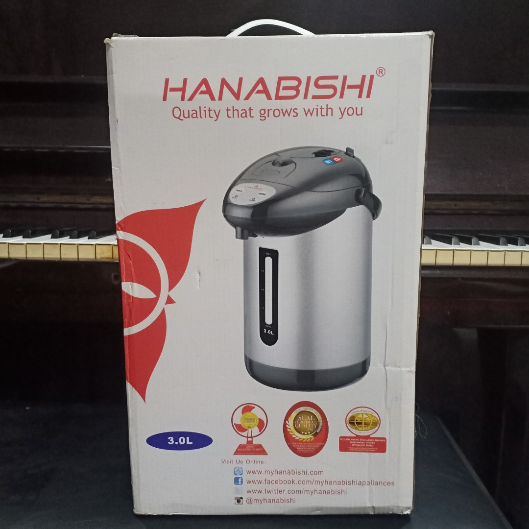 Hotpot Kettle Thermos Hanabishi, TV & Home Appliances, Kitchen Appliances, Kettles & Airpots on ...