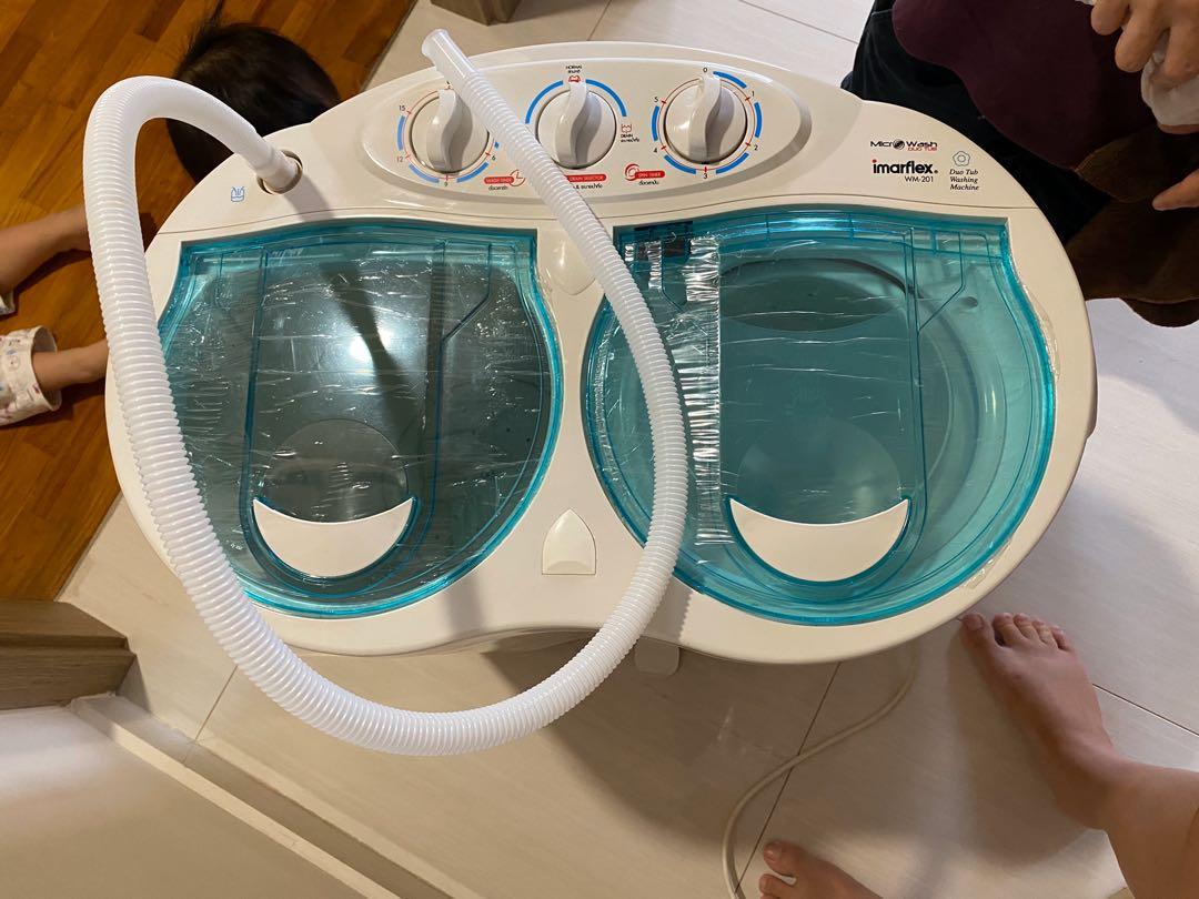 IMARFLEX Top Load Twin Tub Washing Machine (2 kg) WM-201, TV & Home ...