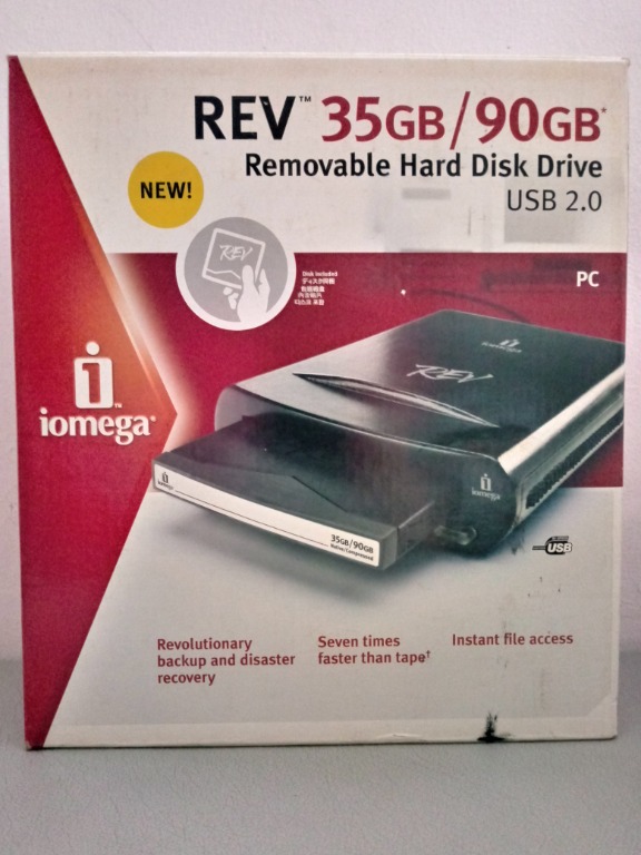 Iomega REV 35GB USB 2.0 External Drive, Computers & Tech, Parts ...