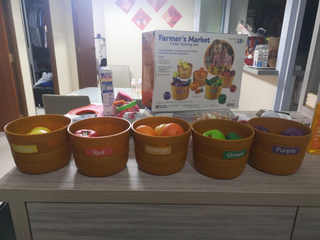 Learning Resources Fruit Color Sorting, Babies & Kids, Toys & Walkers ...