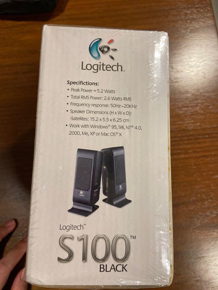 Logitech s100 black speakers, Audio, Soundbars, Speakers & Amplifiers on Carousell