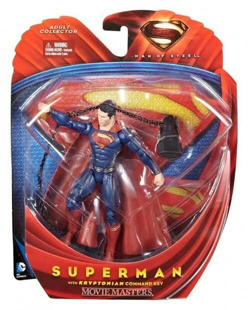 Mattel Movie Masters Superman With Kryptonian Command Key Man Of Steel ...
