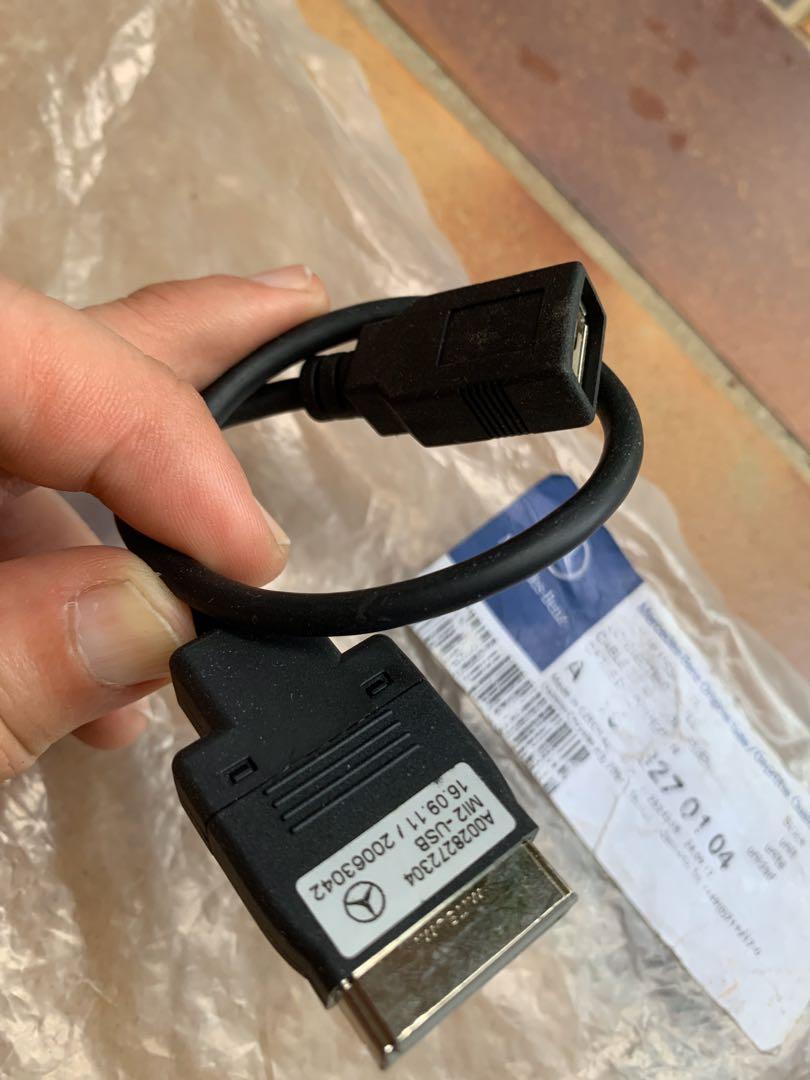 Mercedes media interface cable USB/Aux, Computers & Tech, Parts ...