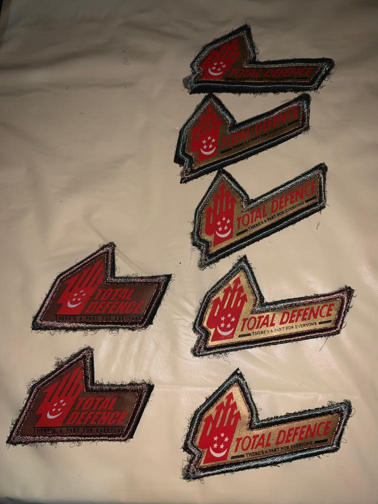 NCC Total Defence Badge Velcro, Everything Else on Carousell