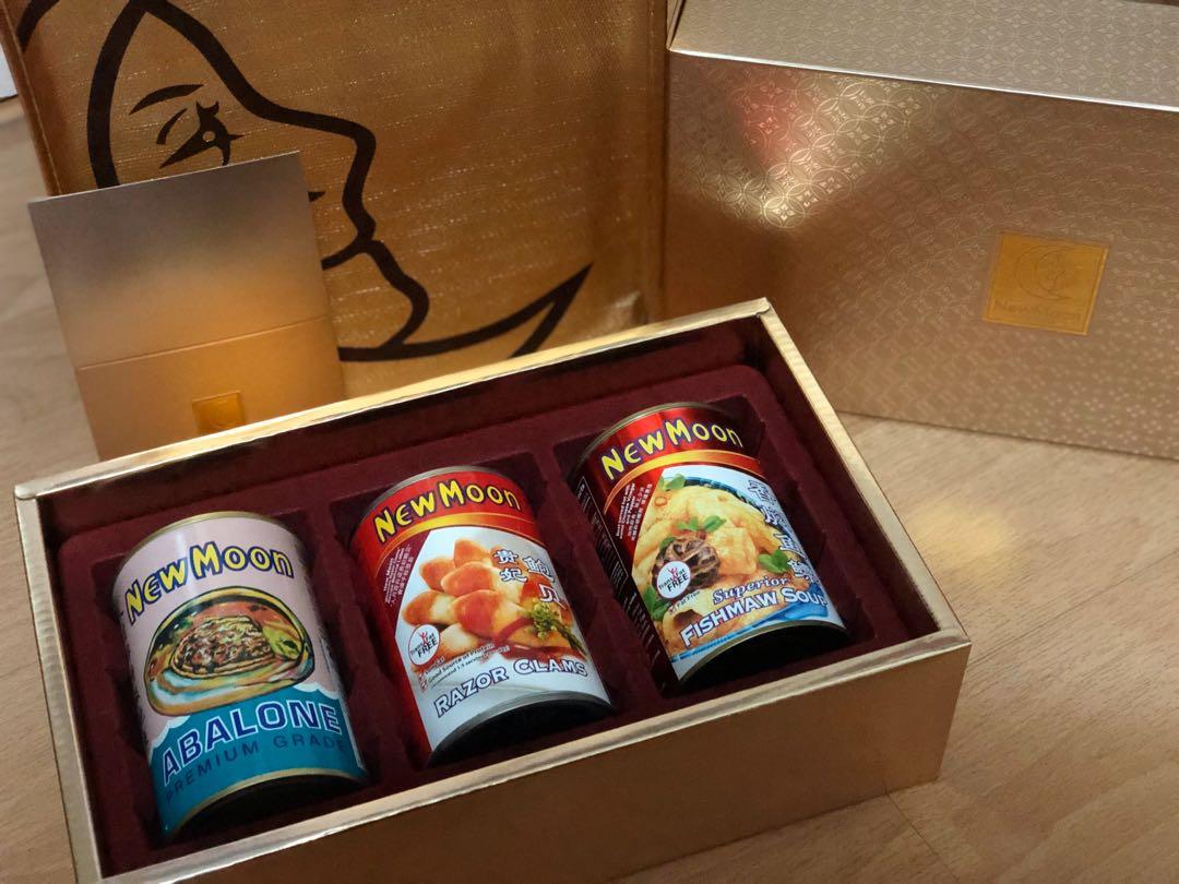 New Moon CNY Abalone Gift Set, Food & Drinks, Local Eats on Carousell