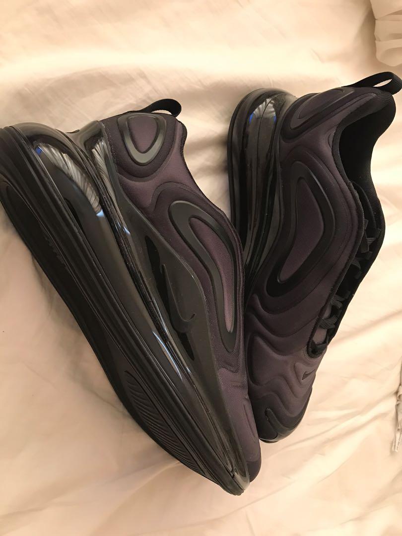Nike Air Max 720 triple black, Men's Fashion, Footwear, Sneakers on ...