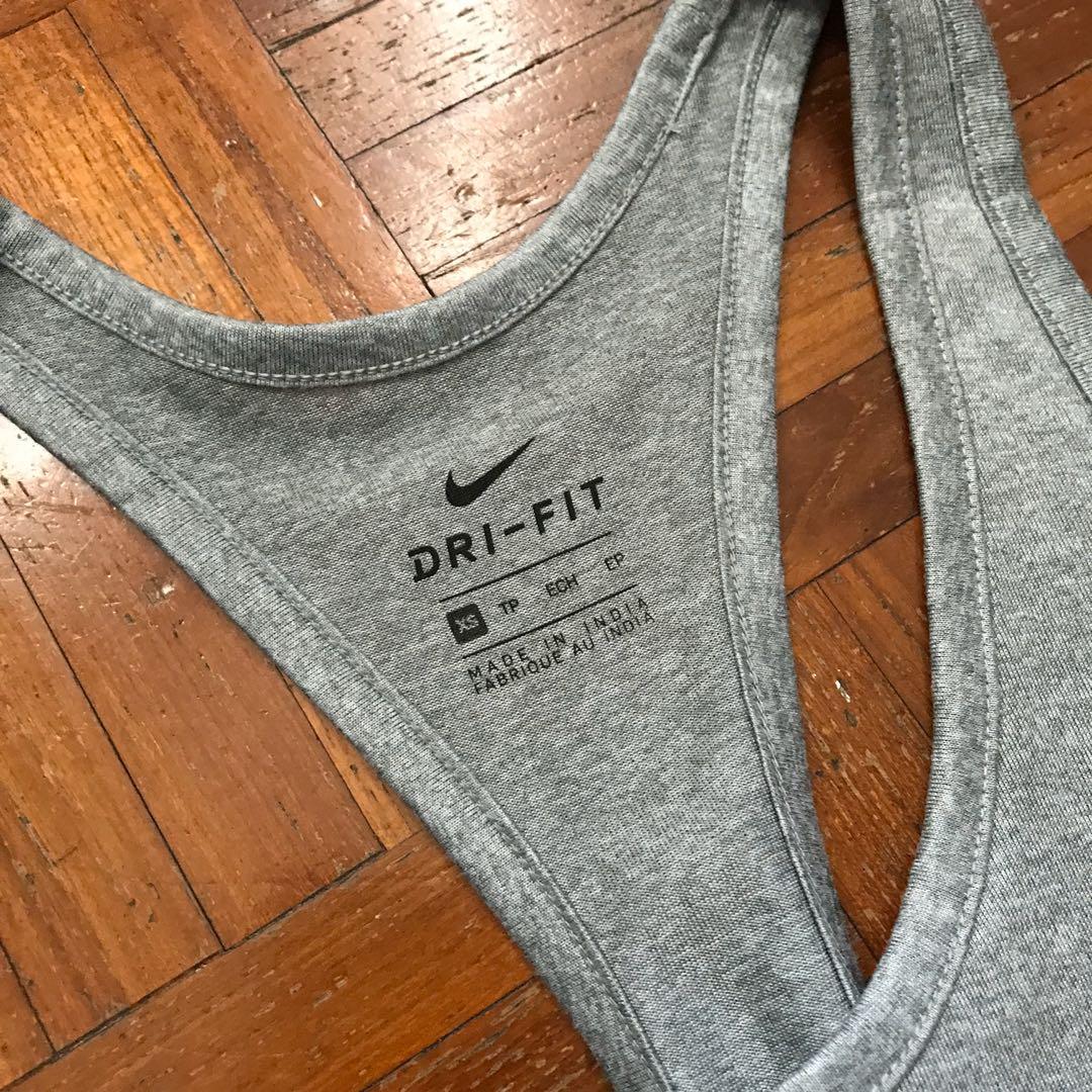 Nike racer back dri-fit top, Men's Fashion, Activewear on Carousell