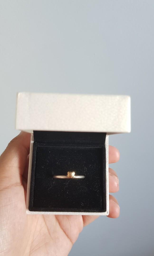 Pandora Polished Heart Puzzle Ring (Size 52), Women's Fashion, Jewelry ...