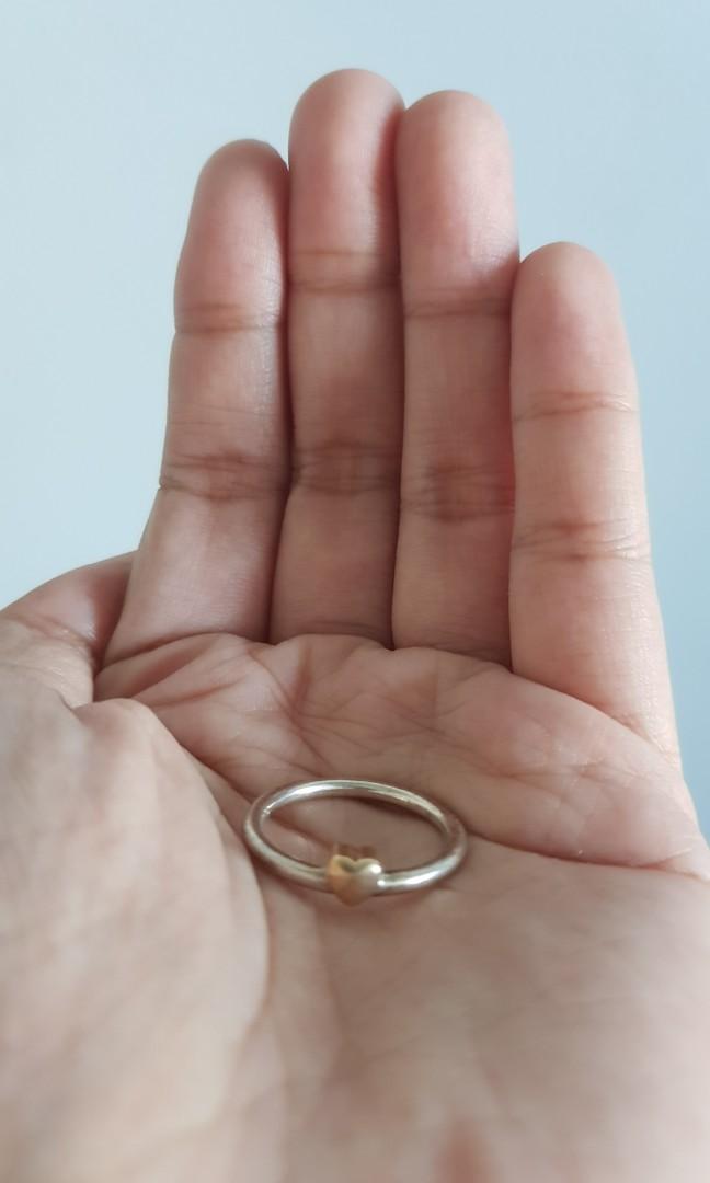 Pandora Polished Heart Puzzle Ring (Size 52), Women's Fashion, Jewelry ...