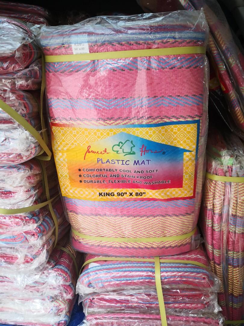 Plastic mat Banig, Furniture & Home Living, Home Improvement ...