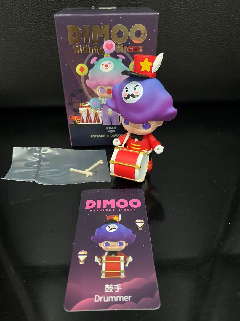 Popmart Dimoo Midnight circus series- Drummer dimoo, Hobbies & Toys ...