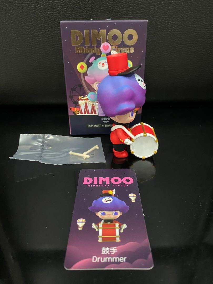 Popmart Dimoo Midnight circus series- Drummer dimoo, Hobbies & Toys ...