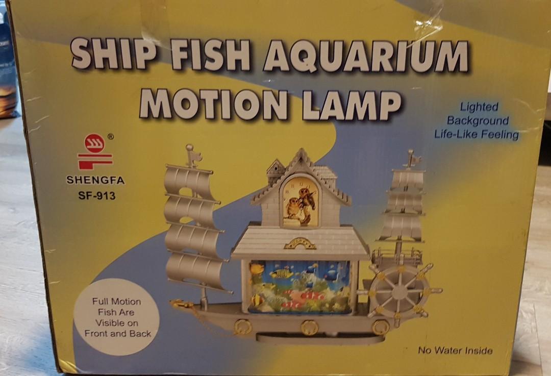 Ship Fish Aquarium Motion Lamp, Babies & Kids, Baby Nursery & Kids ...