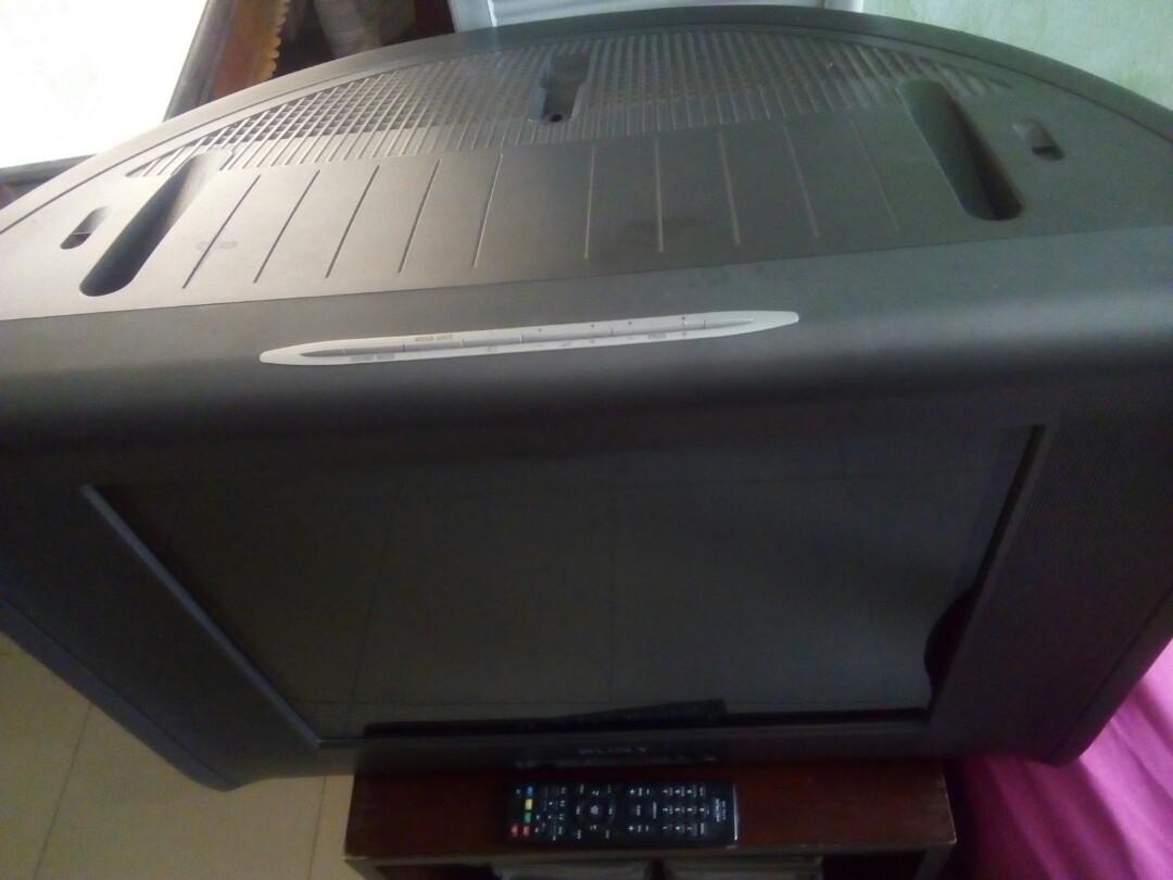 SONY 21' WEGA TRINITRON COLOR TV w Surround Sound System, Audio ...
