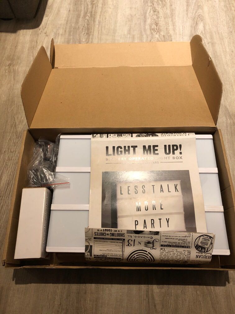 Typo Light Me Up Light Box, Babies & Kids, Baby Nursery & Kids ...