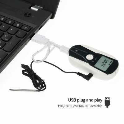 USB Temperature Data Logger TEMP Datalogger Recorder LCD Thermometer Recording Meter with ...