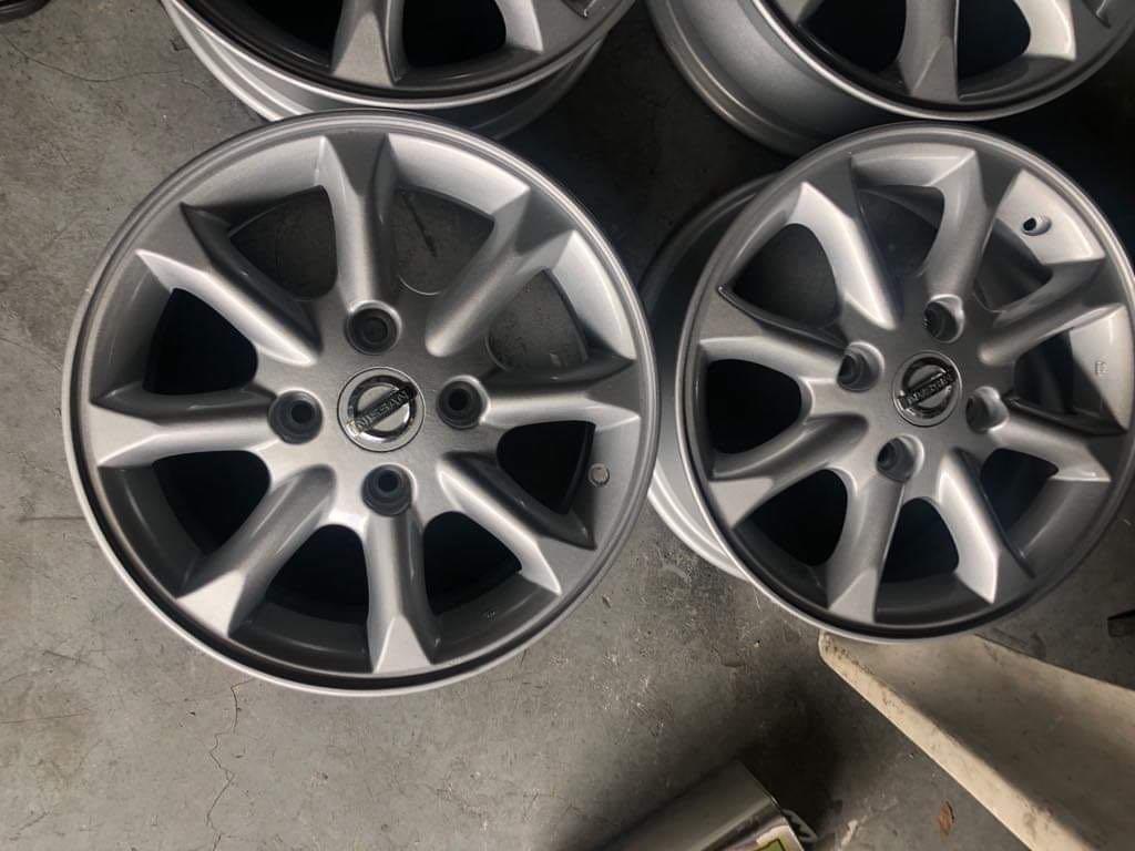 15" Nissan Mags used stock 4Holes pcd 114 sold as 4, Car Parts ...