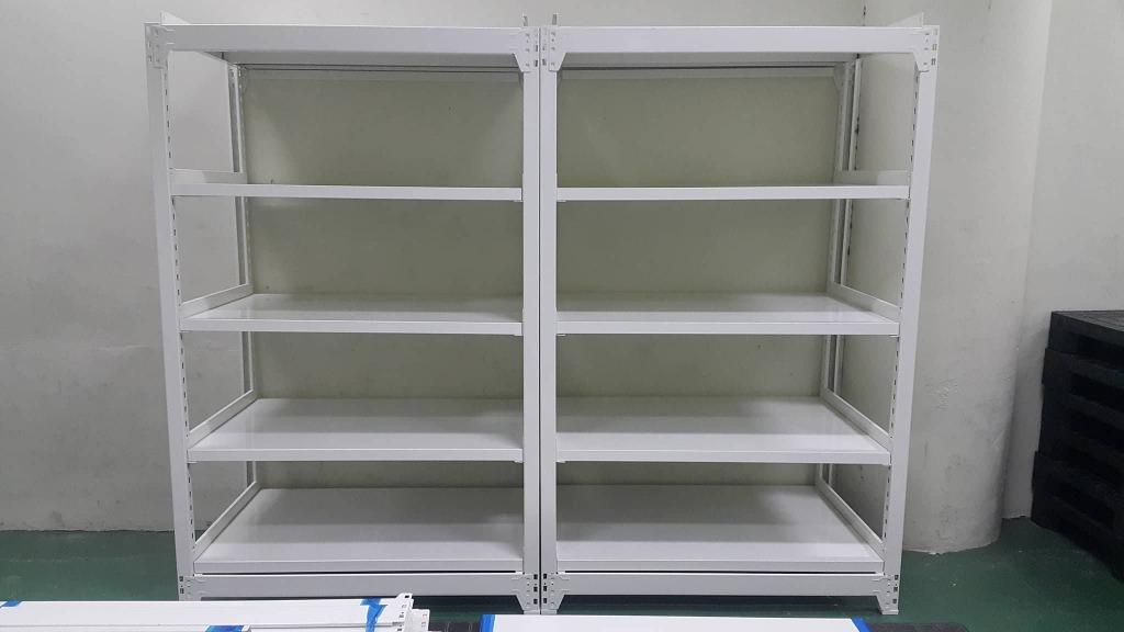 Adjustable steel shelves Korean brand open type steel rack, Furniture ...