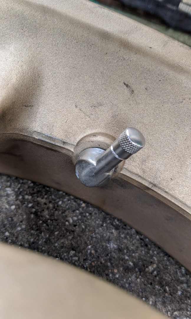 Aerox original gold rims and tube cap, Motorcycles, Motorcycle ...