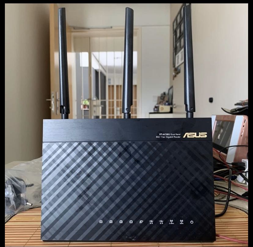 Asus RT-AC68U router, Computers & Tech, Parts & Accessories, Networking ...