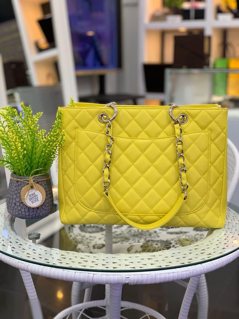 Chanel GST Yellowish limited Color, Luxury, Bags & Wallets on Carousell