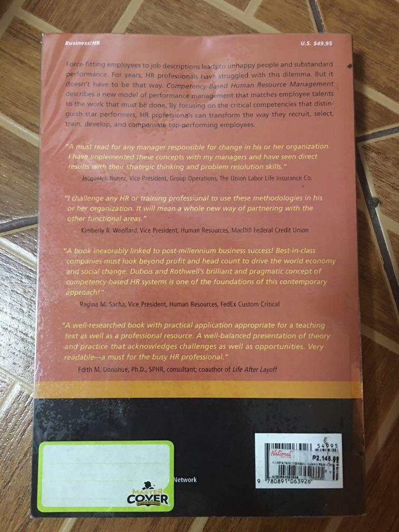Competency-based Human Resource Management by David Dubois, Hobbies & Toys, Books & Magazines ...