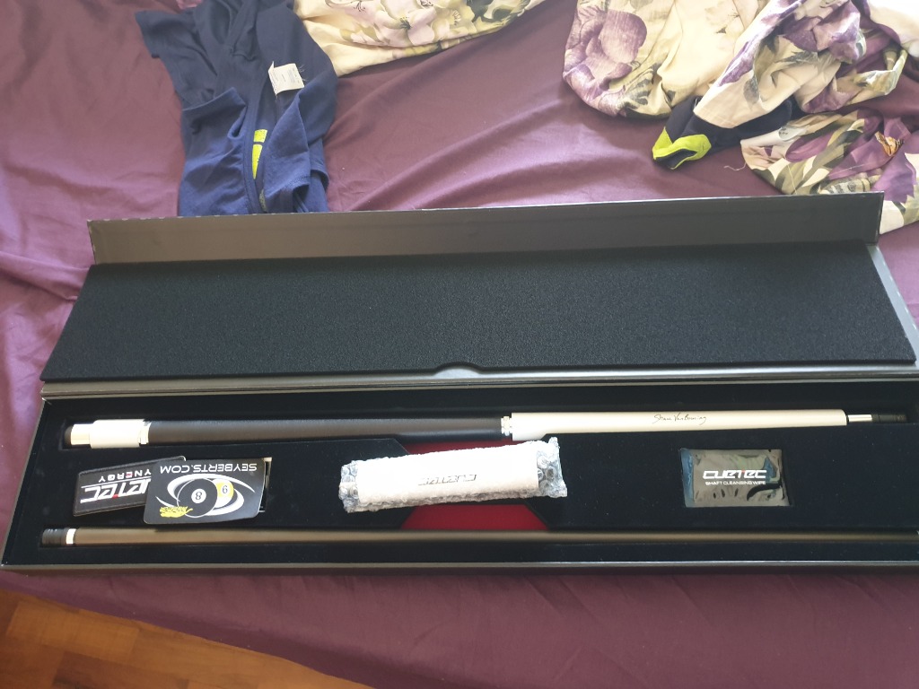 Cuetec Cynergy SVB Gen One Pearl White cue, Sports Equipment, Sports ...