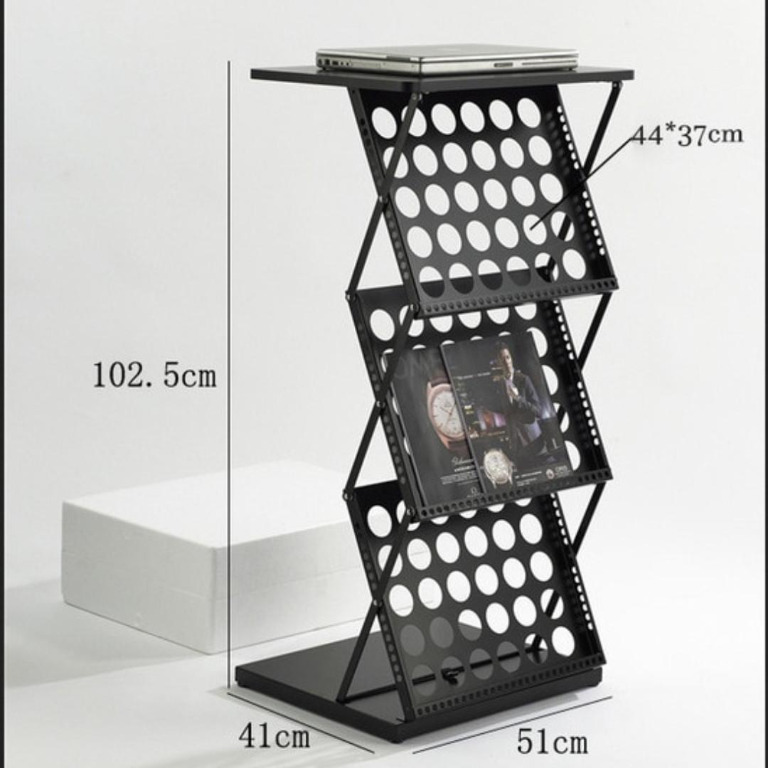 Foldable Flyer/Brochure Rack, Furniture & Home Living, Furniture ...