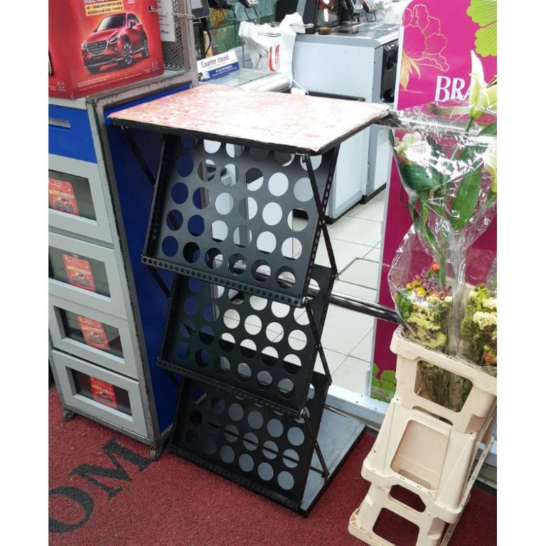Foldable Flyer/Brochure Rack, Furniture & Home Living, Furniture ...