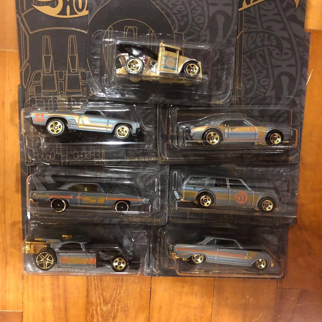 Hot Wheels Black & Gold and Satin & Chrome Series, Hobbies & Toys, Toys ...