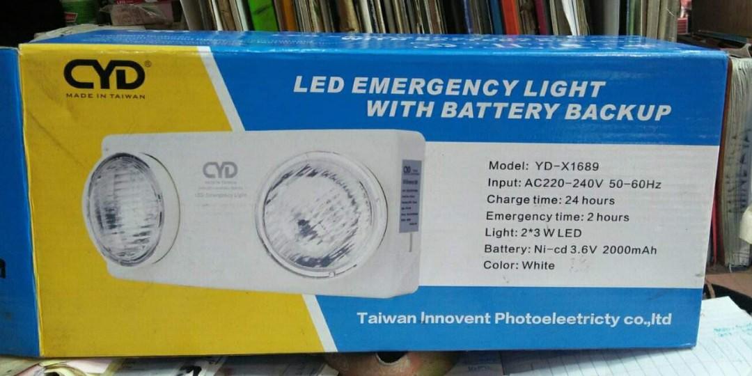 Led emergency light, Furniture & Home Living, Lighting & Fans, Lighting ...