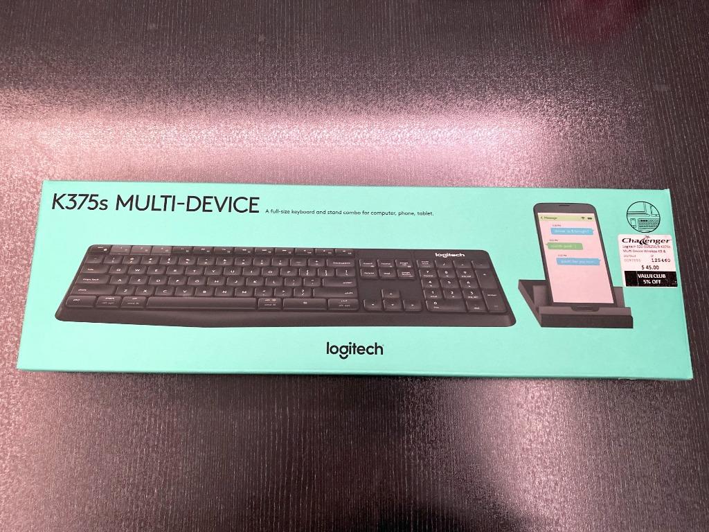Logitech K375s Multi Device Bluetooth and Unifying Keyboard, Computers & Tech, Parts ...