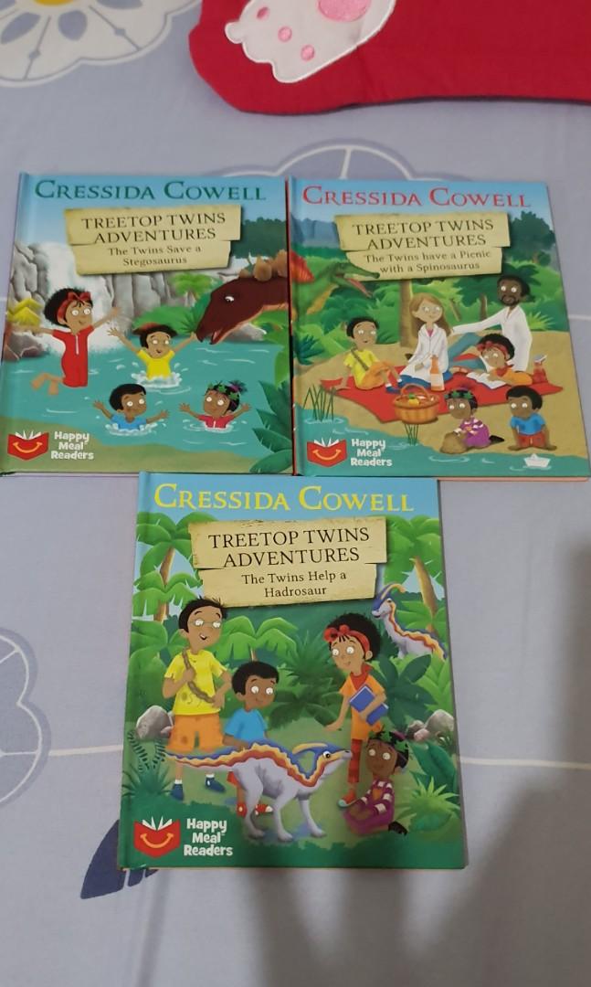 McDonald's happy meal book Cressida Cowell Treetop twins adventures ...