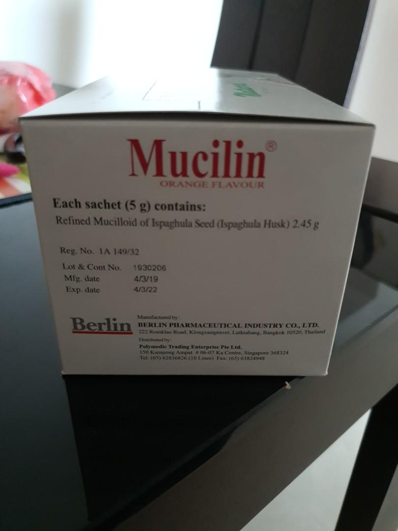 Mucilin prevent constipation, Health & Nutrition, Health Supplements ...
