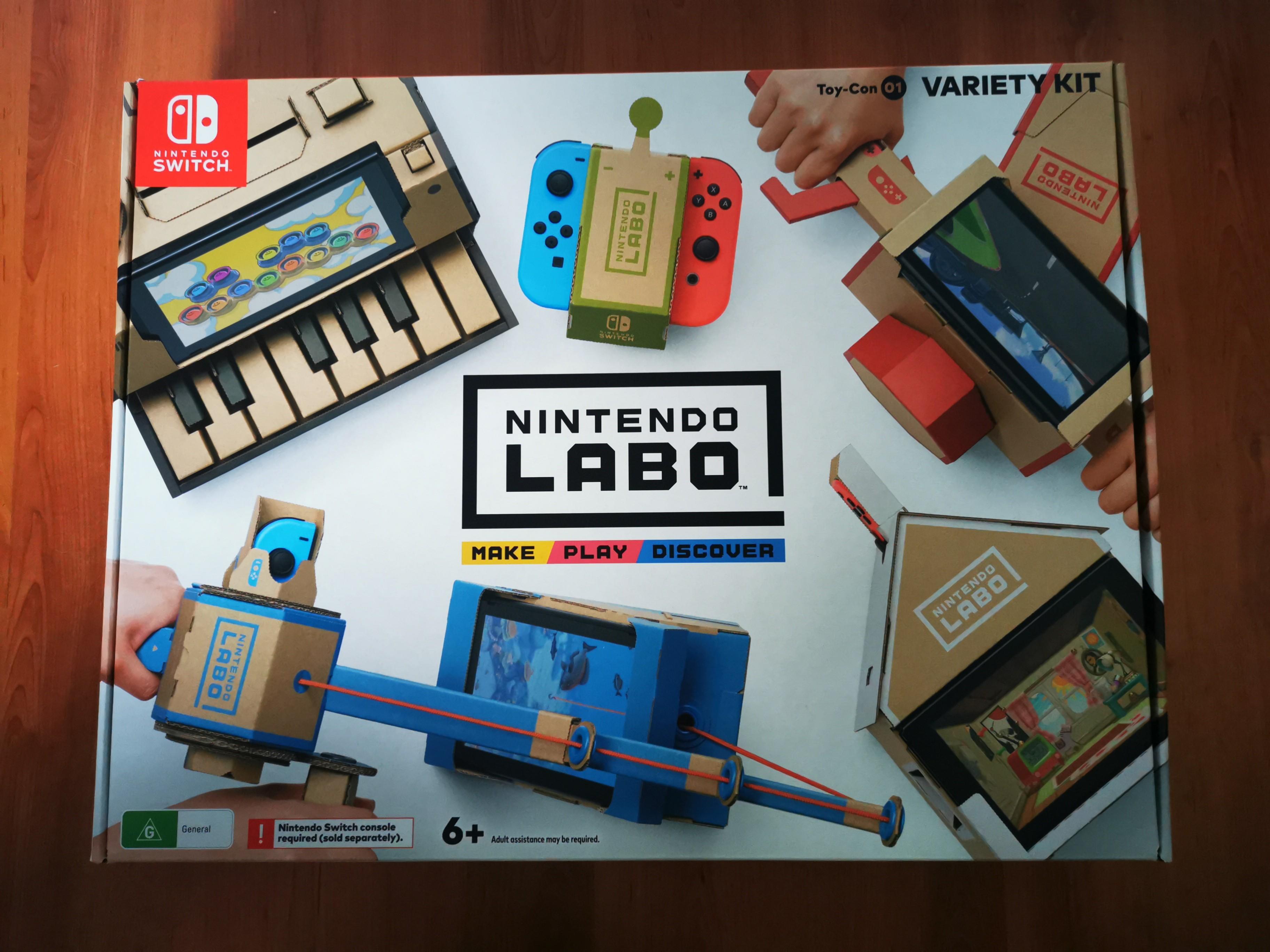 Nintendo Labo Variety Kit, Video Gaming, Video Game Consoles, Nintendo ...