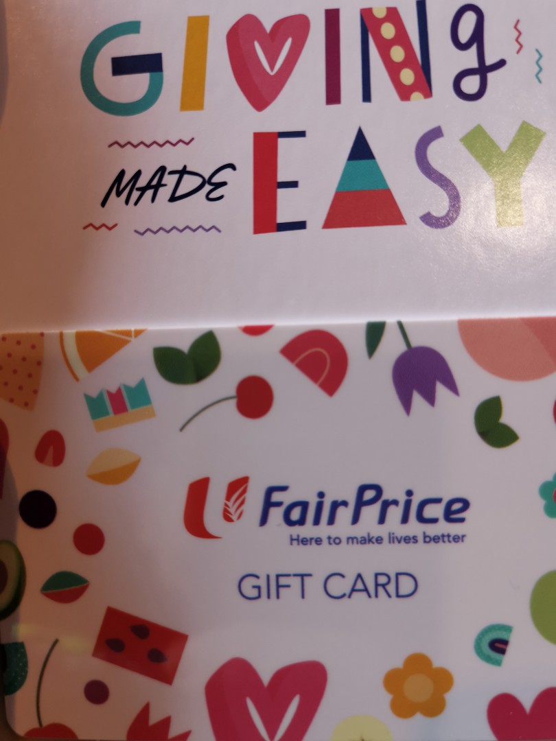 Ntuc gift card, Everything Else on Carousell