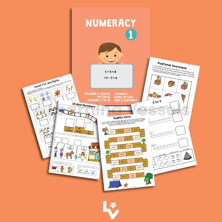 *CURRENTLY OOS* Numeracy Books Set, Hobbies & Toys, Books & Magazines ...