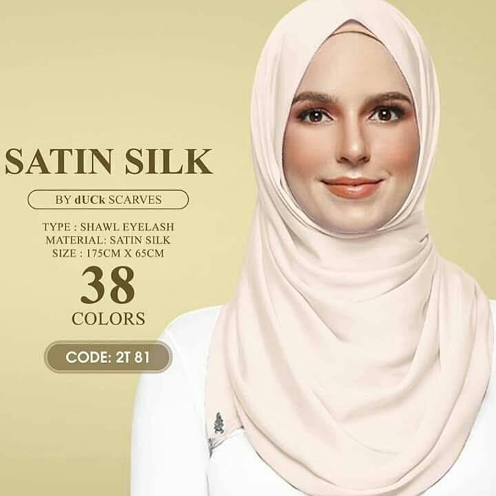 Satin Silk by Duck Scarves, Women's Fashion, Muslimah Fashion, Hijabs ...