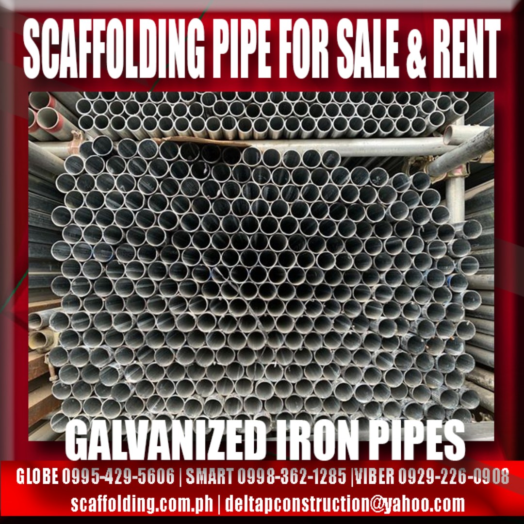 Scaffolding Pipe Galvanized GI Pipe, Commercial & Industrial ...