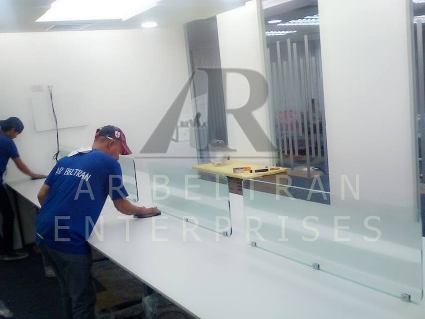 Table w/ Glass Top Panel --- Office Furniture & Partition Supply ...