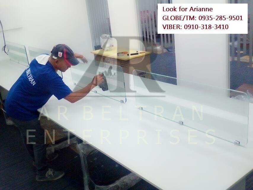 Table w/ Glass Top Panel --- Office Furniture & Partition Supply ...