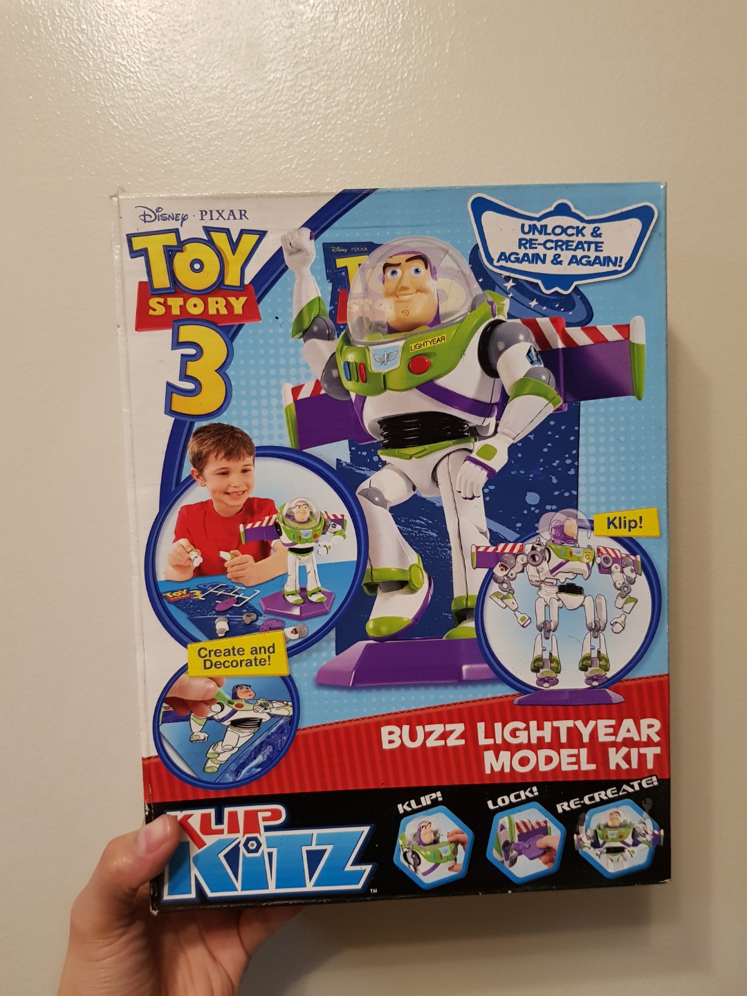 Toy Story Buzz Lightyear Klip Kitz Model Kit, Hobbies & Toys, Toys ...