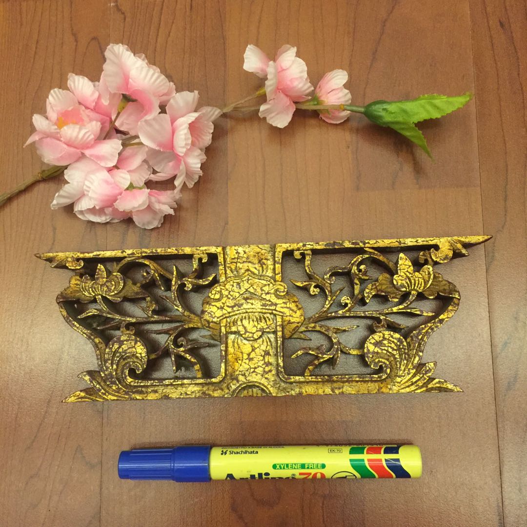 Vintage wood crafted panel, Hobbies & Toys, Memorabilia & Collectibles ...