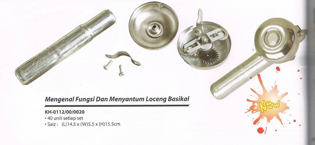 A- Mengenal Fungsi Dan Menyantum Loceng Basikal, Sports Equipment ...
